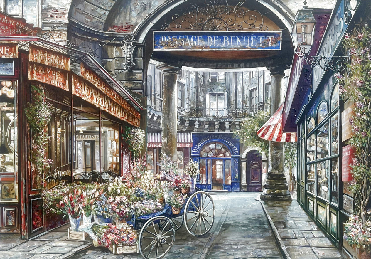 Passage de Benuett Limited Edition Giclee on Canvas by Vadik Suljakov - For Sale on Art Brokerage