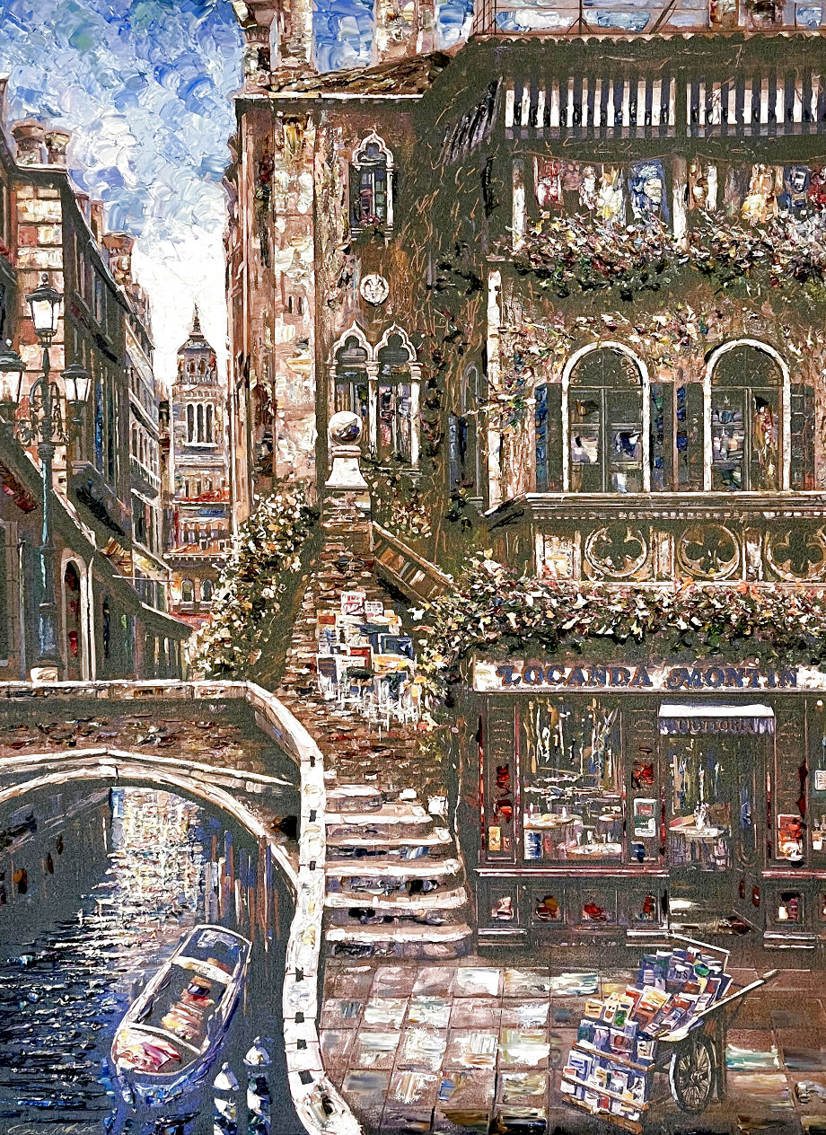 Locanda Montin 1998 Limited Edition Embellished Giclee on Canvas by ...