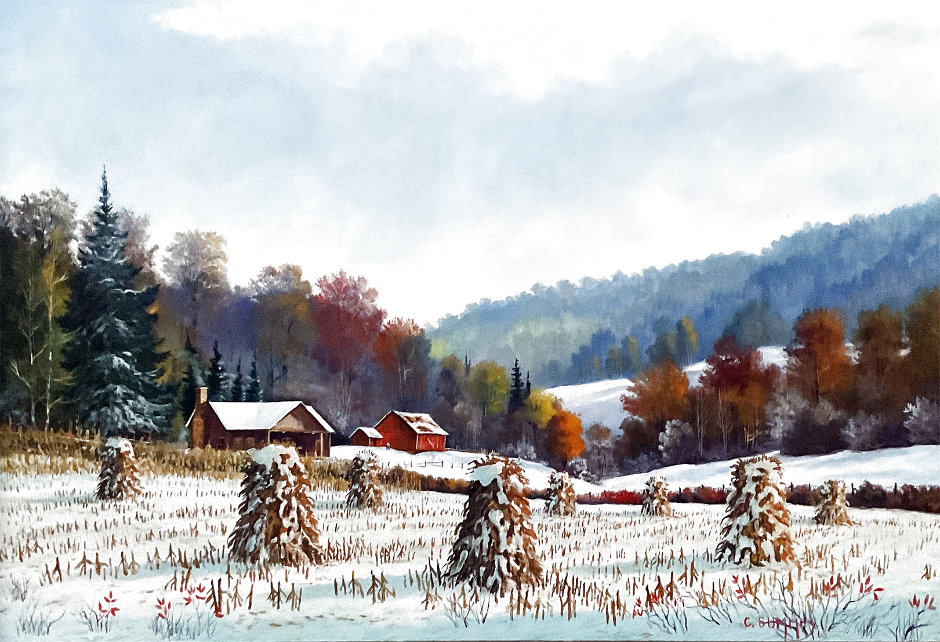 American Artist Charles Summey Western And Landscape Paintings For Sale ...