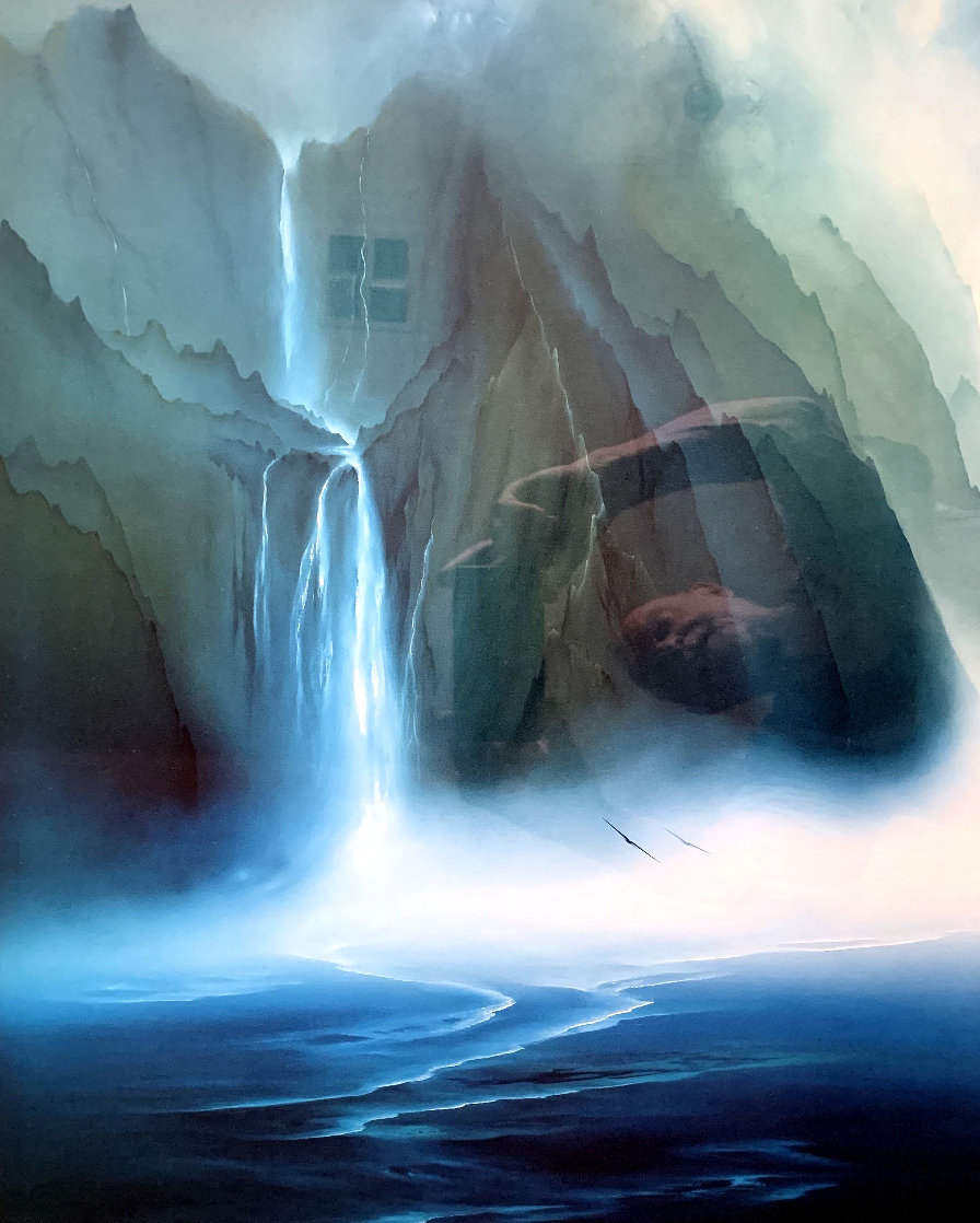 Kauai Falls, Print on Acid Free Paper, Hawaiian Waterfalls by George Sumner