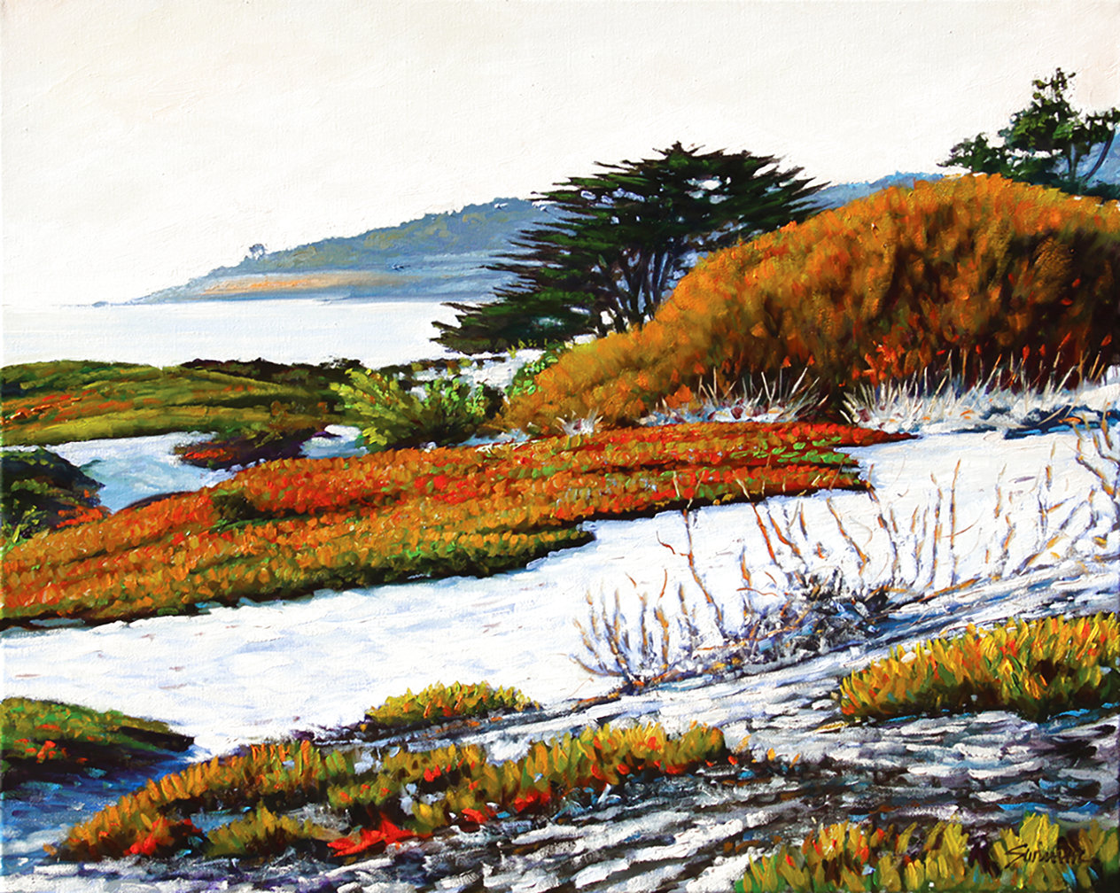 Colors of Carmel 2017 Oil on Canvas by Tom Swimm - For Sale on Art ...