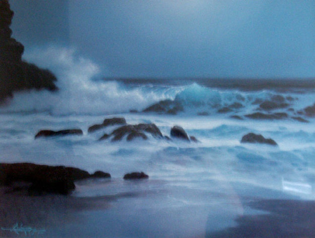 Trail of Gold AP 1993 Seascape by Roy Tabora