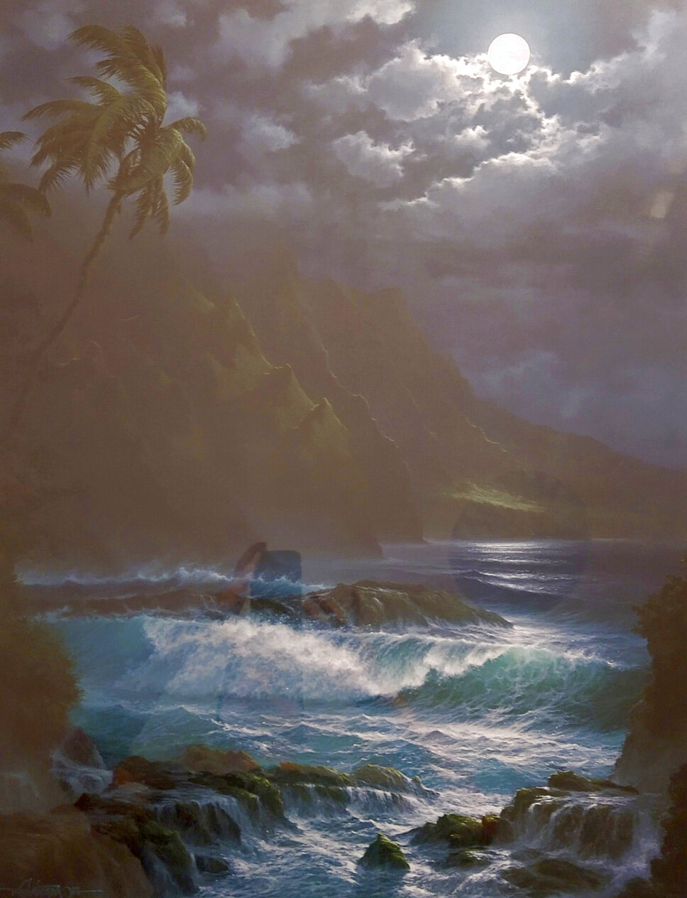 Moonlight Rhapsody 1992 Framed Limited Edition Lithograph by Roy Tabora ...