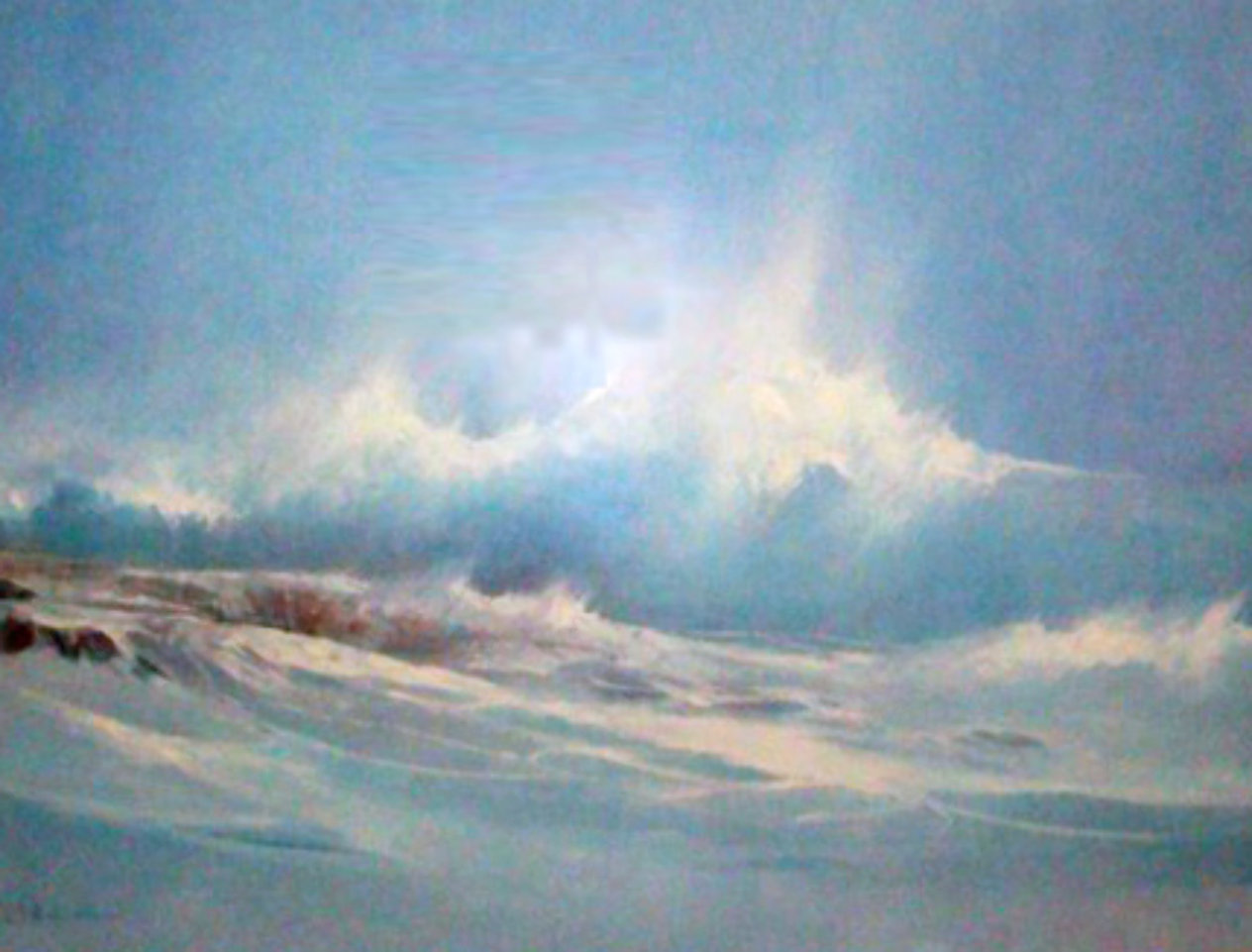 Hawaiian Seascape 1983 by Seikichi Takara - For Sale on Art Brokerage