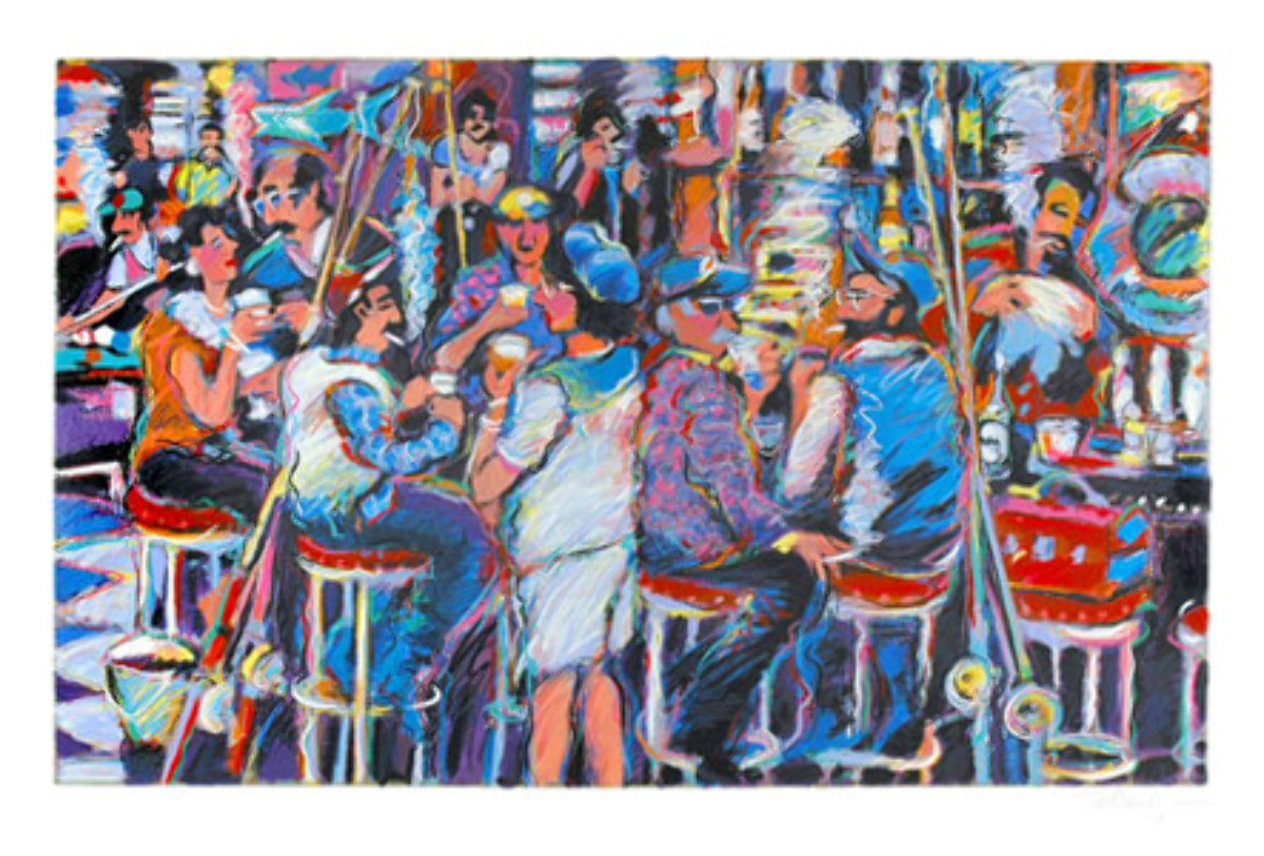Bar at Malibu Pier 1993 Serigraph 29x42 by James Talmadge - For Sale on ...