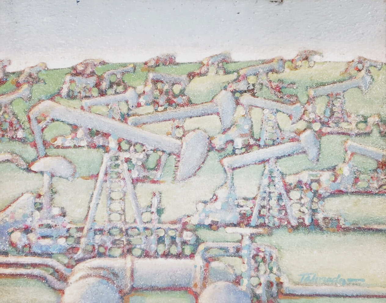 Grazing in Bellflower 1981 Acrylic on Canvas by James Talmadge - For ...