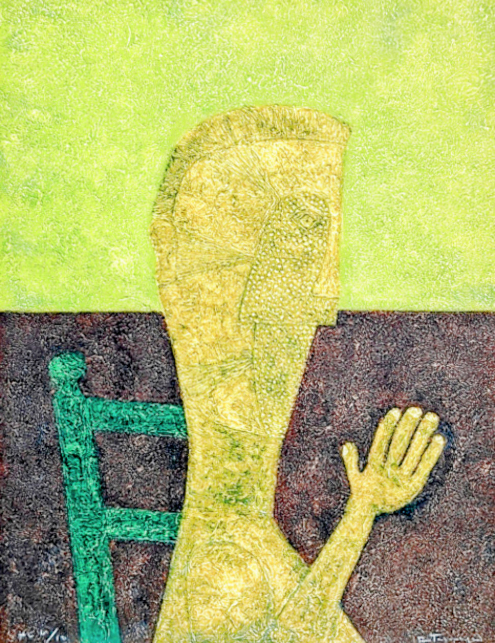 Personaje Sentado HC 1976 Limited Edition Lithograph by Rufino Tamayo ...