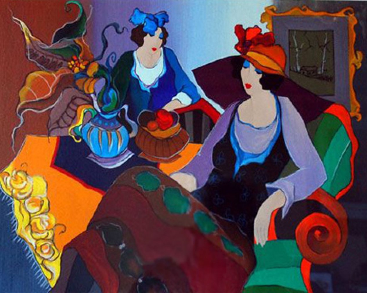 Melodramatic 2008 Serigraph 14x18 by Itzchak Tarkay - For Sale on Art ...