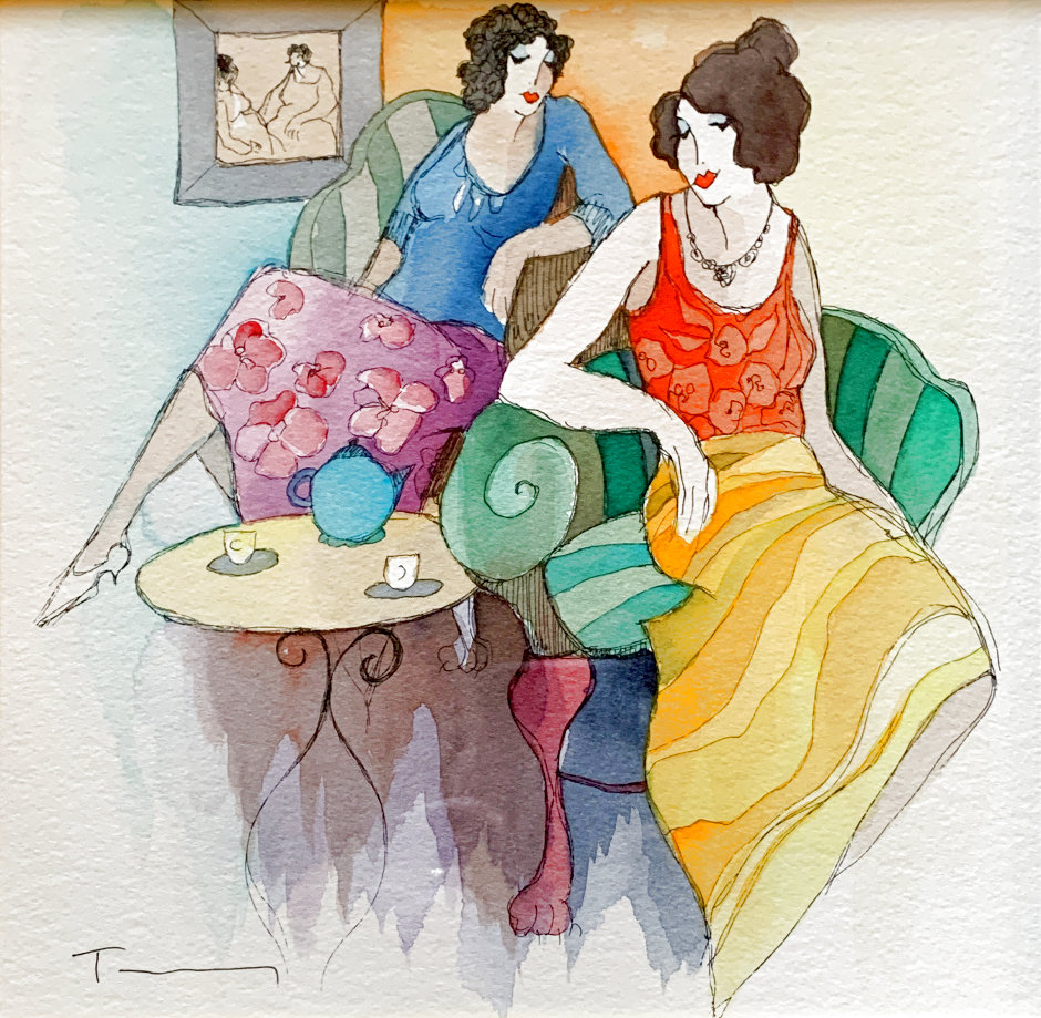 Park West: Itzchak Tarkay Israeli Artist Paintings, Prints For Sale ...