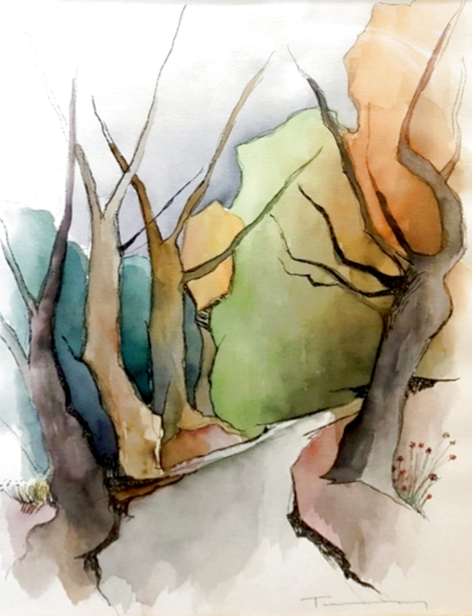 Road Less Traveled #1 2007 Mixed Media by Itzchak Tarkay - For Sale on ...