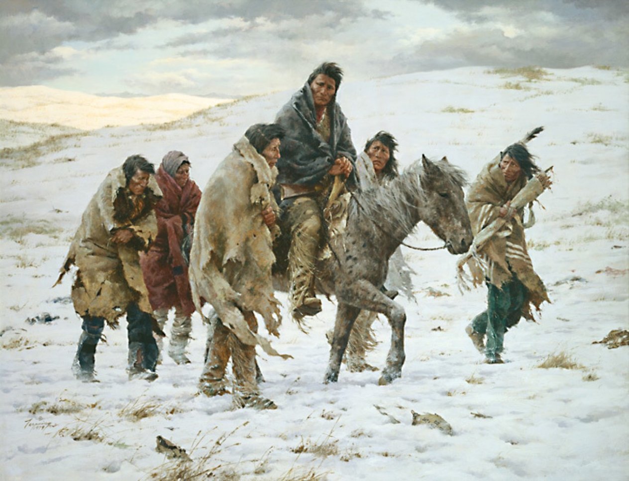 Chief Joseph Rides to Surrender by Howard Terpning - For Sale on Art ...