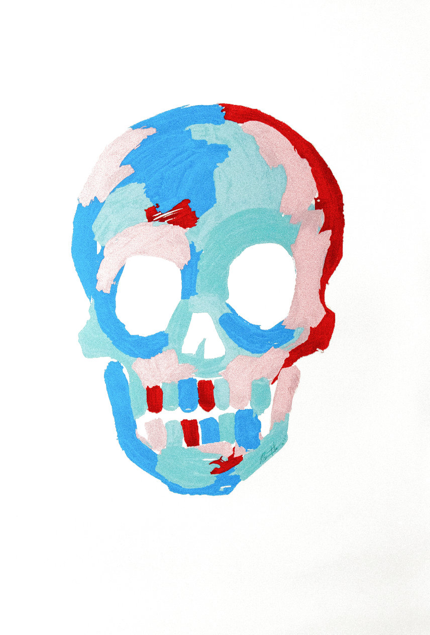 Skull PP 2020 Limited Edition Silkscreen w/ Diamond Dust by Bradley Theodore - For Sale on Art ...