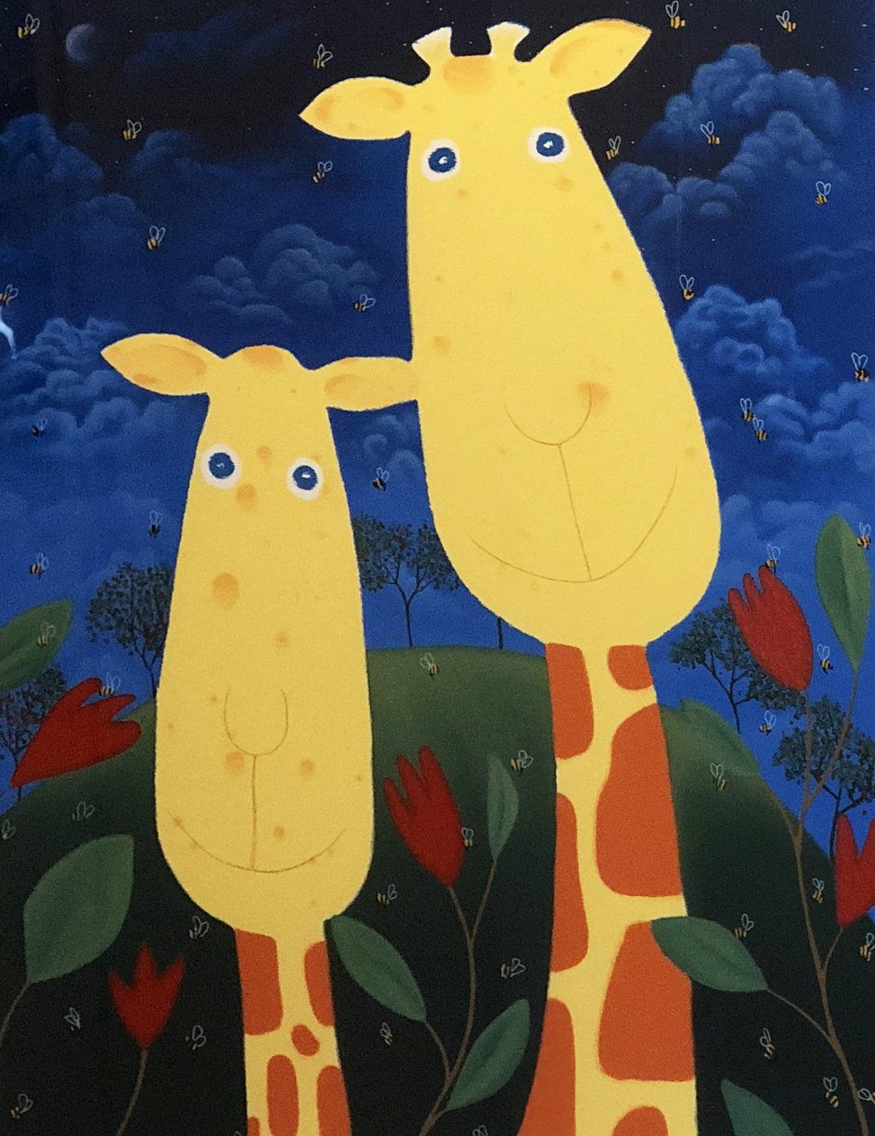 Owen and Chloe 2001 by Mackenzie Thorpe - For Sale on Art Brokerage