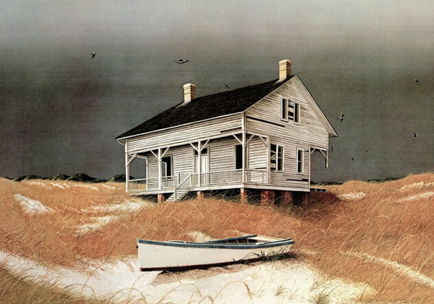 Rowboat 1973 Limited Edition Lithograph 13x10 by Bob Timberlake - For ...