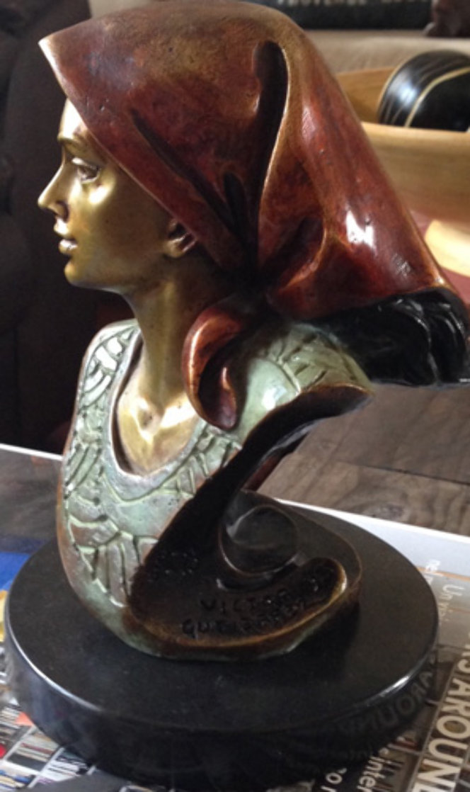 Untitled Bronze Sculpture 1993 by Victor Gutierrez