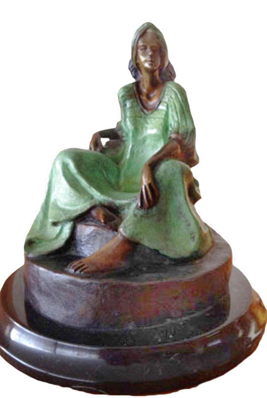 Untitled Polychrome Bronze Sculpture by Victor Gutierrez - For Sale on ...