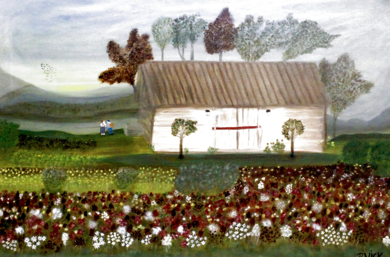 Autumn in the Air Oil on Canvas by Robert Vick - For Sale on Art Brokerage