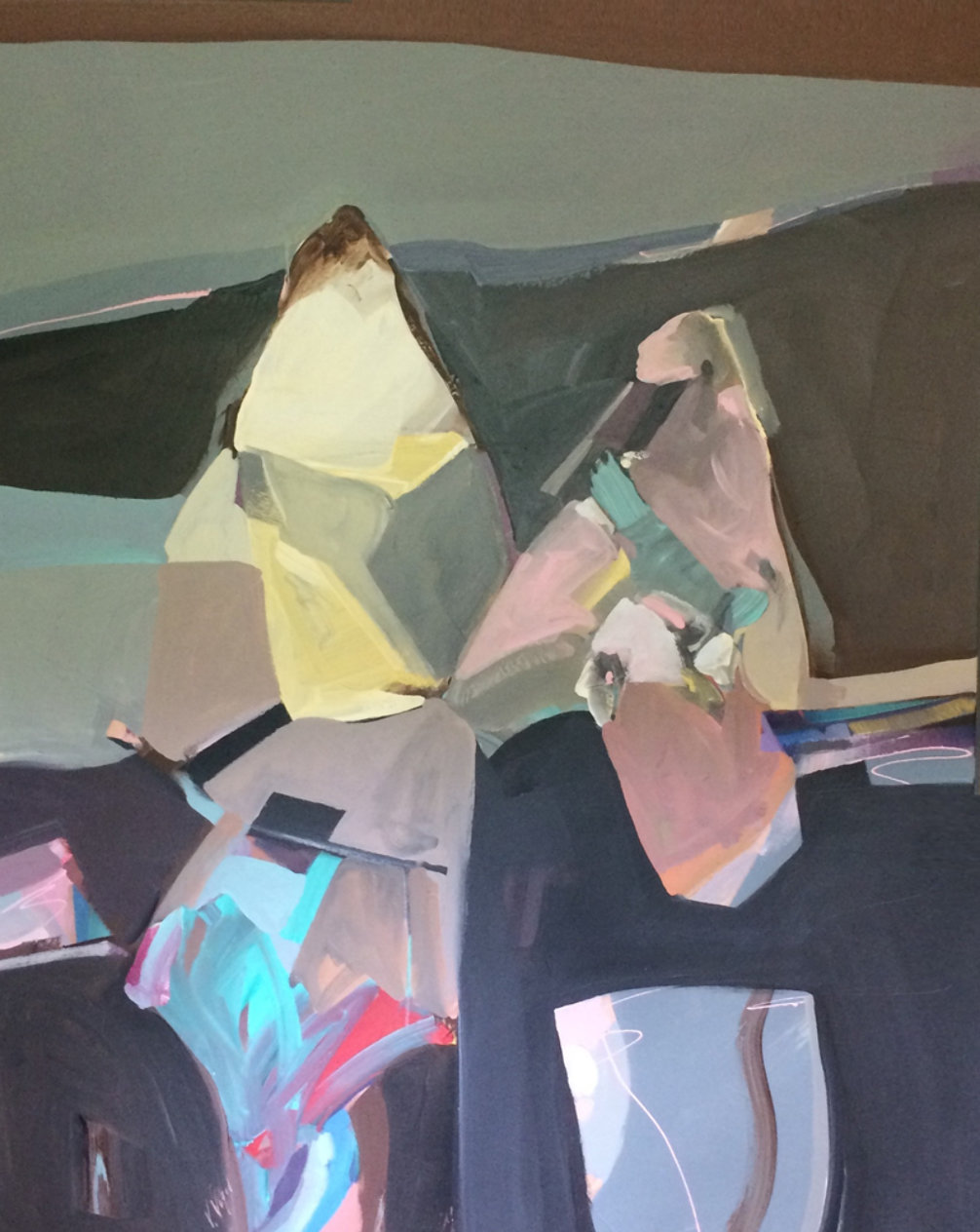Flowers of San Jose 1986 51x41 Huge by Veloy Vigil - For Sale on Art ...