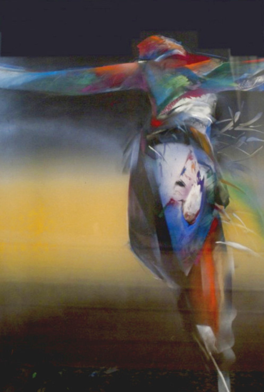 Desert at Night 1990 Mixed Media by Veloy Vigil - For Sale on Art Brokerage