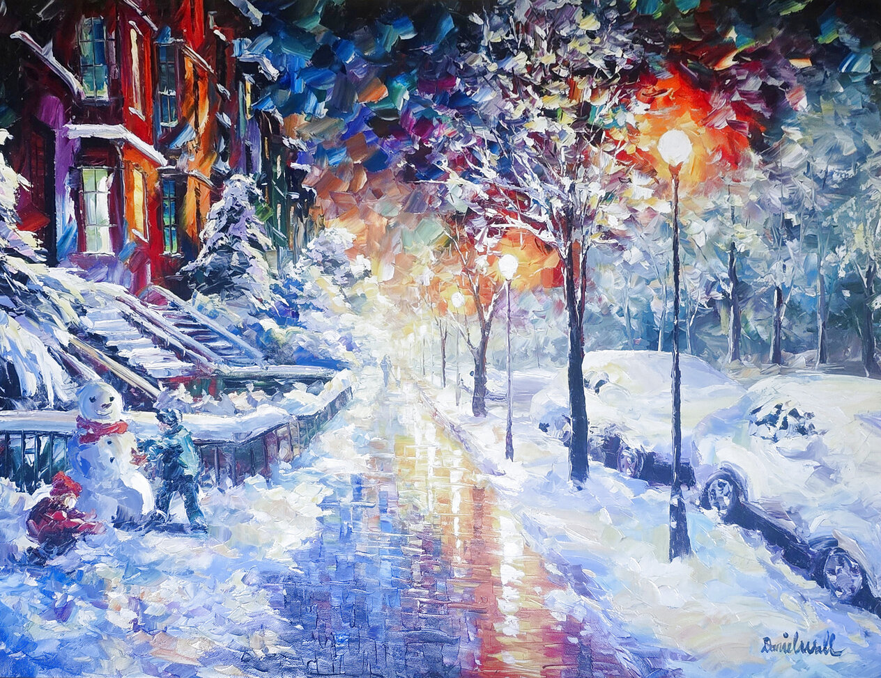 Beautiful December 2025 Framed Oil on Canvas 27x33 by Daniel Wall - For ...