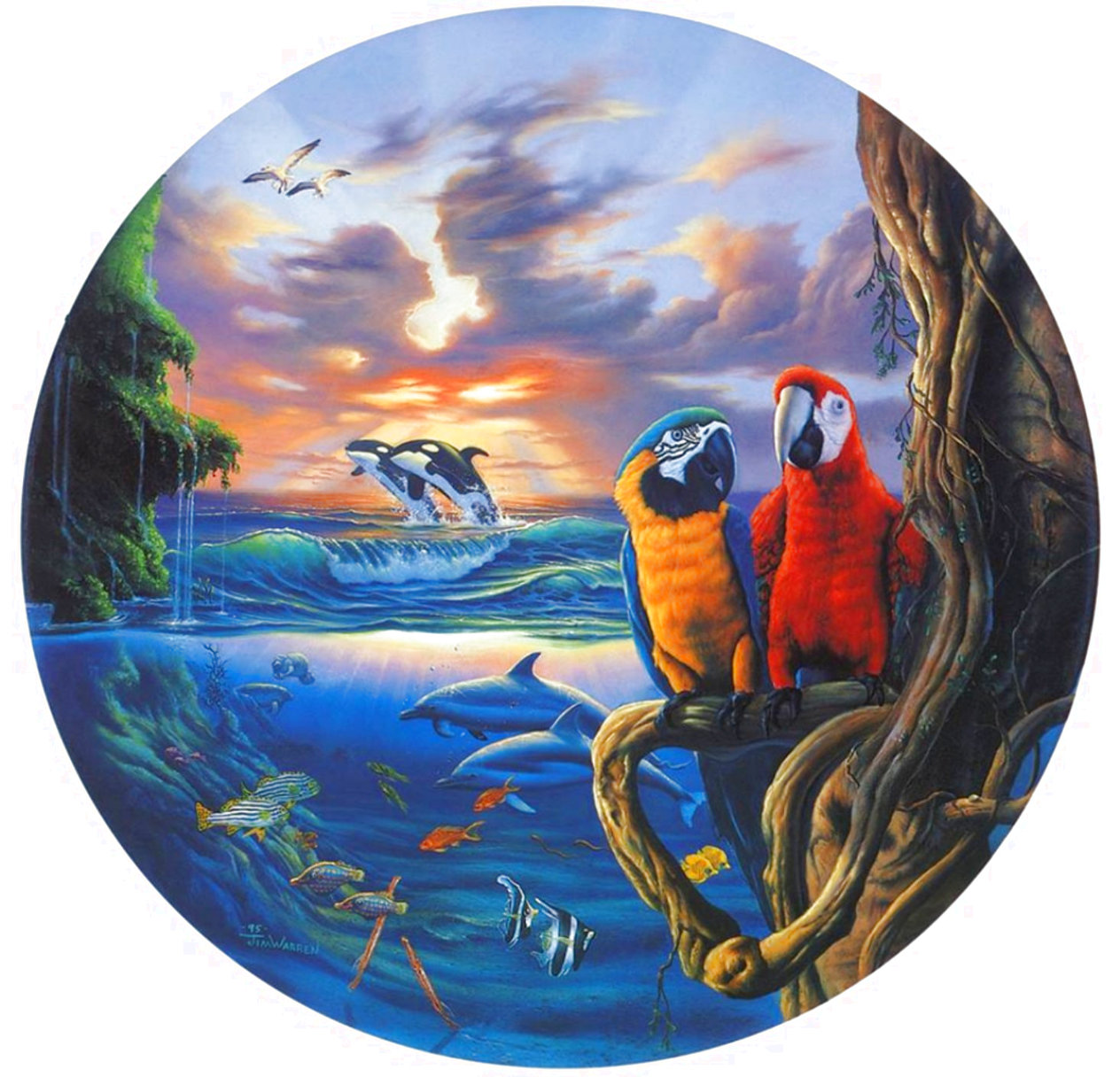 Paradise 1995 Cibachrome 28x28 by Jim Warren - For Sale on Art Brokerage