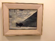 Bull 1954 Oil on Canvas by Robert Watson - For Sale on Art Brokerage