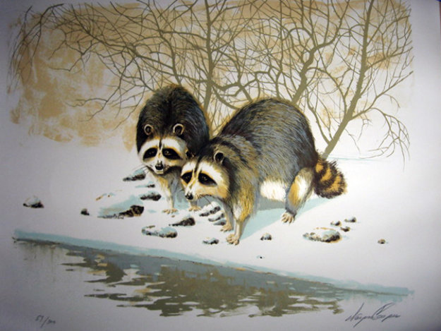 Buffalo on Hill by Wayne Cooper