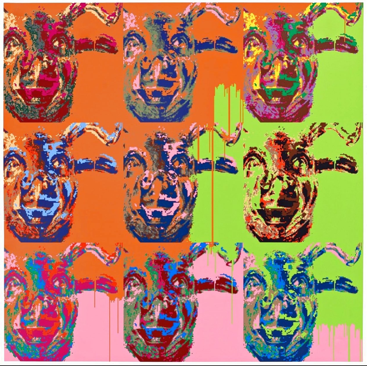 Year of the Ox PP 2021 Silkscreen 40x40 by Ai Weiwei - For Sale on Art Brokerage