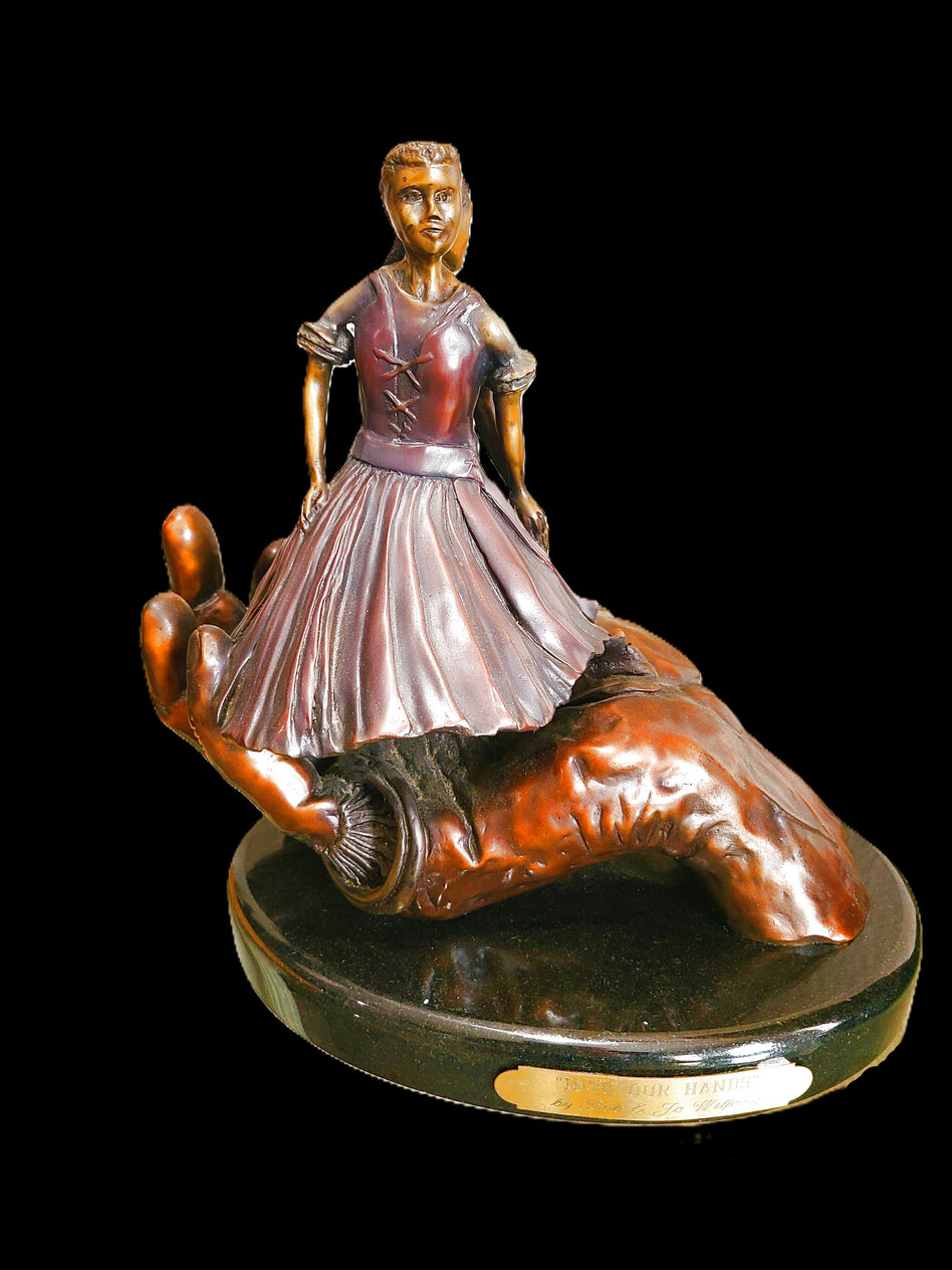 Into Our Hands 1997 Limited Edition Bronze Sculpture by Bob Wilfong ...