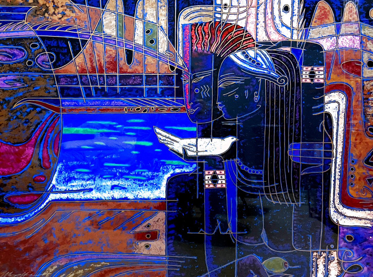 Promises Serigraph 30x40 by Adrian Wong Shue - For Sale on Art Brokerage