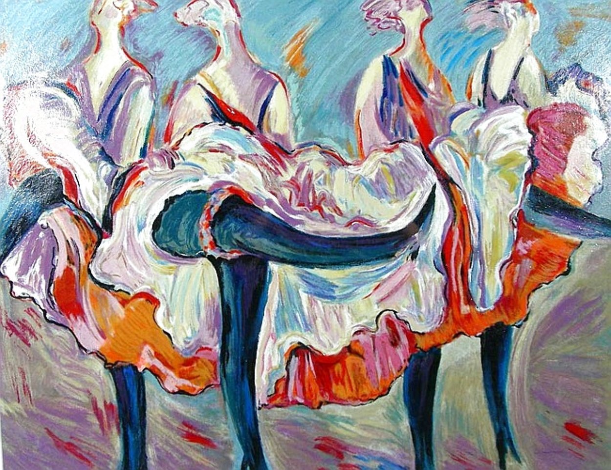 Kickapoo Saloon 1998 Serigraph 23x21 by Barbara Wood