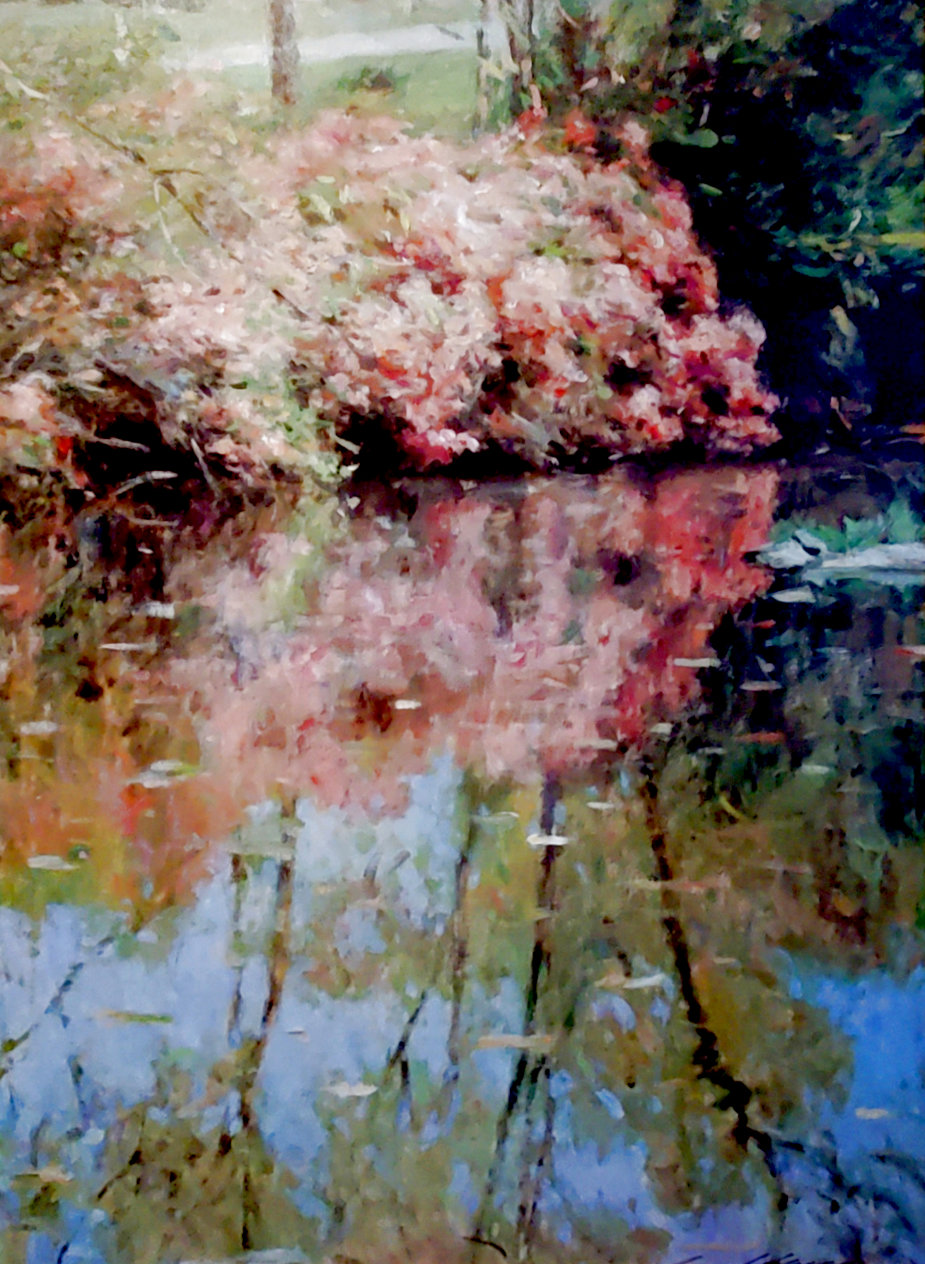 Untitled Landscape 2000 Oil on Canvas by Leonard Wren - For Sale on Art ...