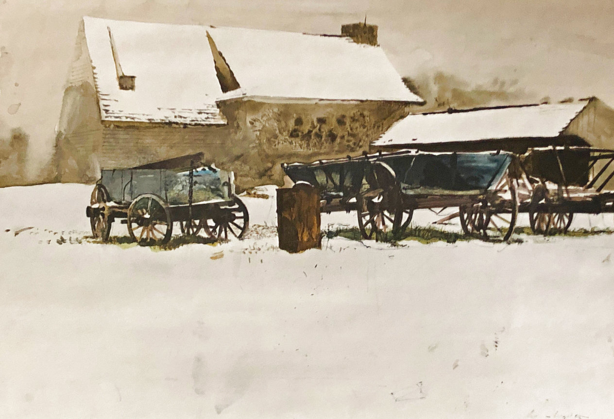 Rural Holiday 1968 Collotype by Andrew Wyeth - For Sale on Art Brokerage