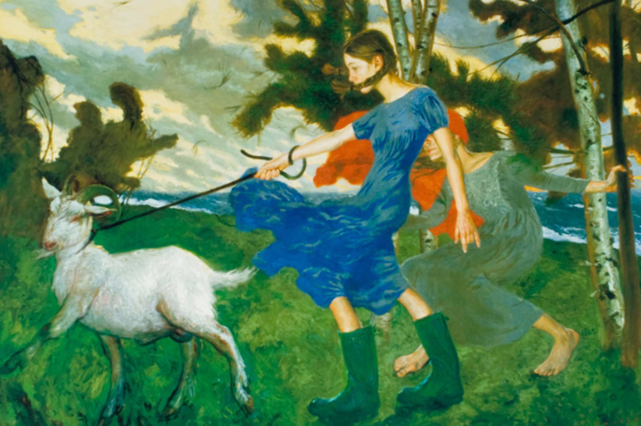 Wind 1999 by Jamie Wyeth