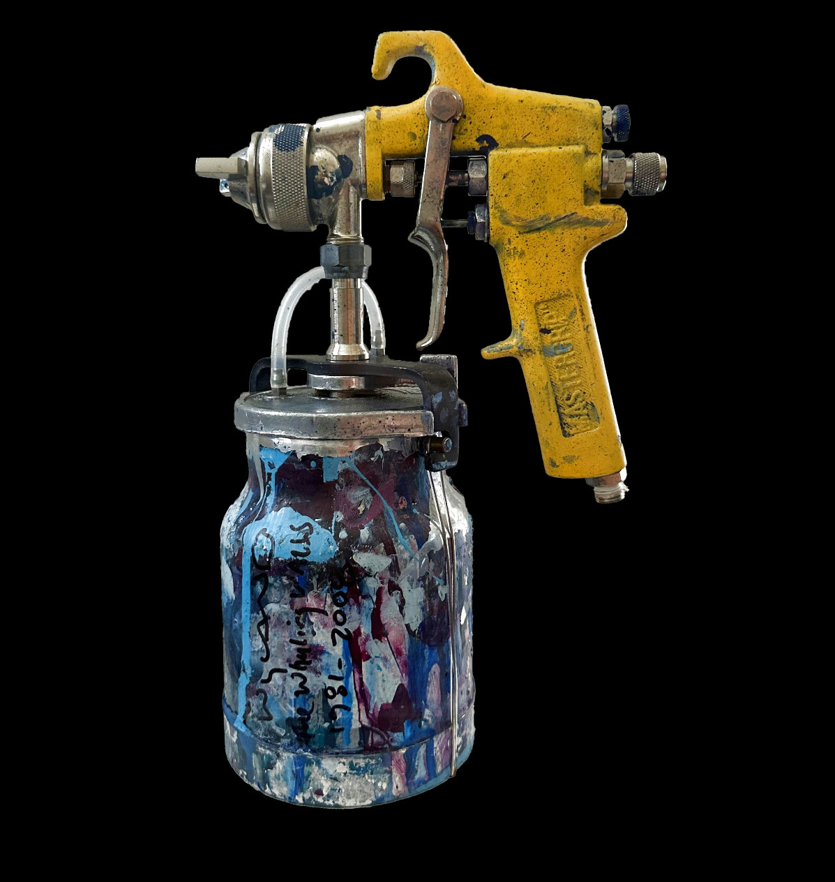 Untitled Spray Paint Gun 1981 by Robert Wyland - For Sale on Art Brokerage