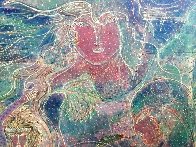 Gaia's Celestial Goddesses 1993 Mixed Media 30x23 by Rom Yaari - For ...