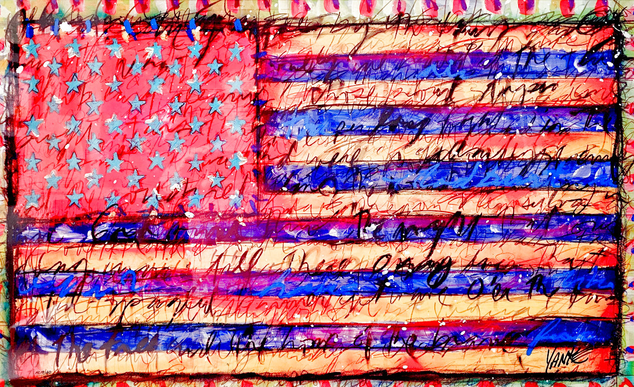 Yankee Doodle HC 2016 Digital Multiple on Aluminum 20x31 by Tim Yanke ...