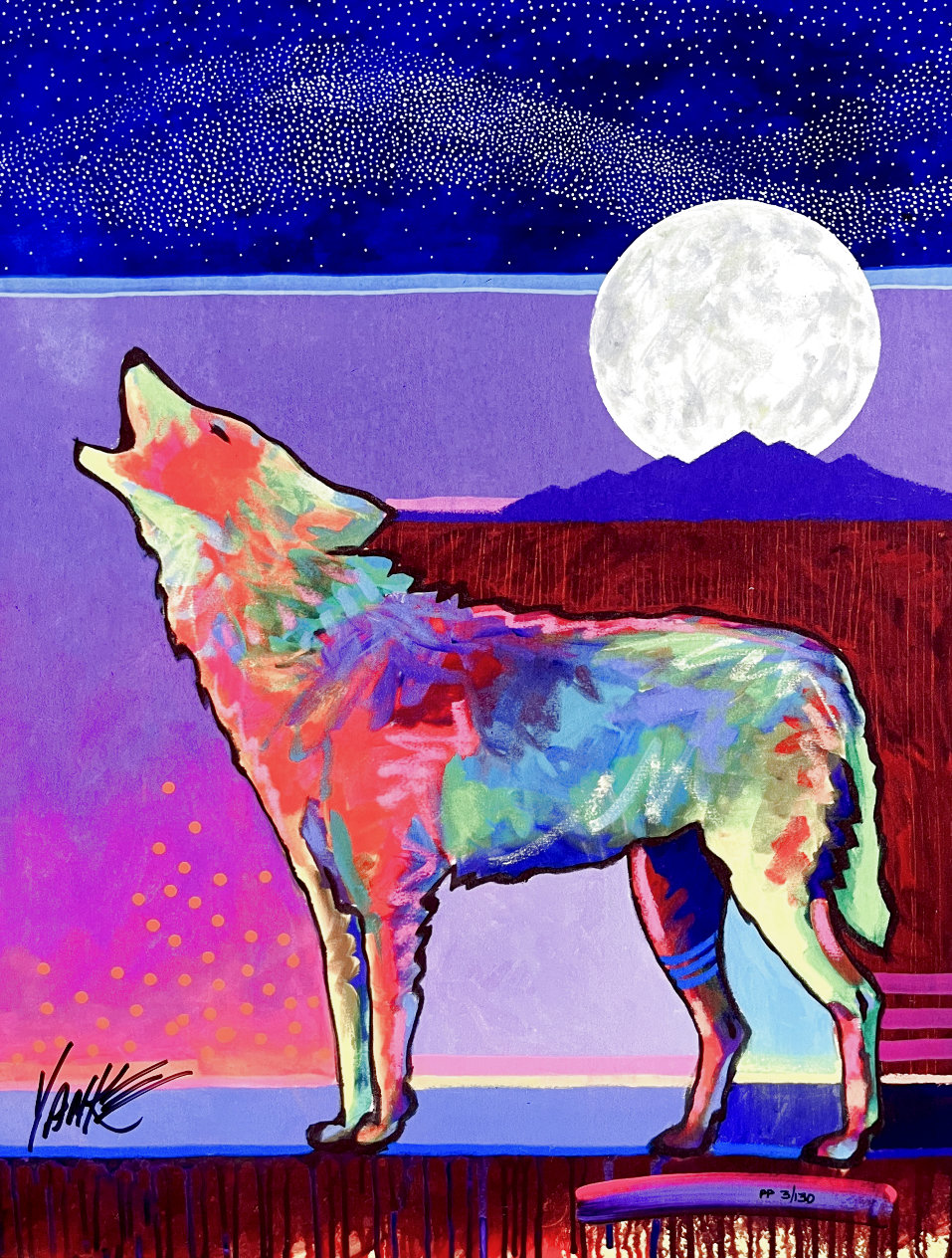 Four Winds Lone Wolf 2017 Limited Edition Caldograph by Tim Yanke - For ...