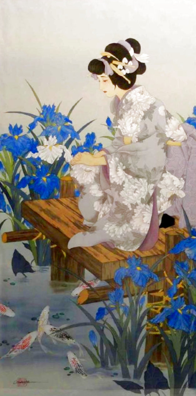 Contemplation Watercolor on Silk by Caroline Young - For Sale on Art ...