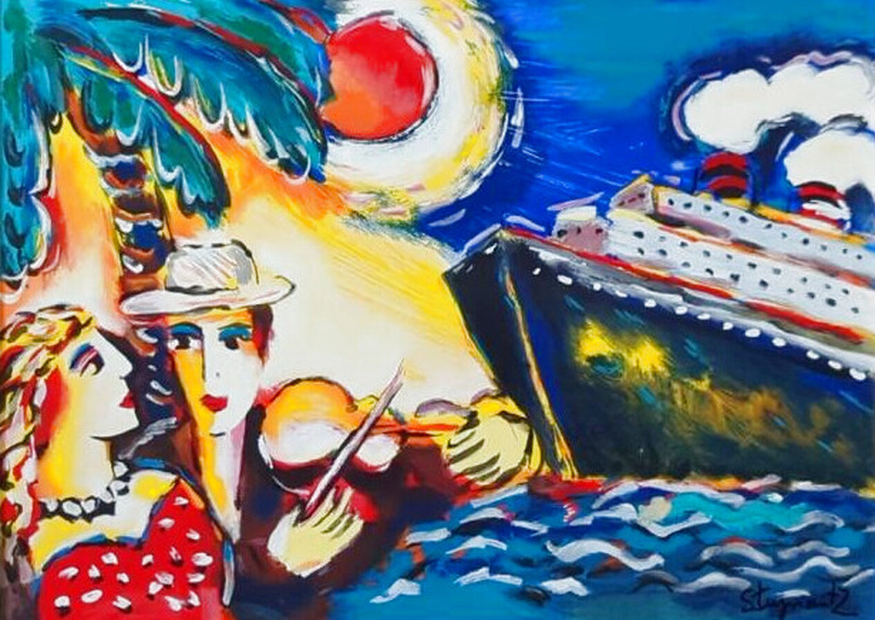 Tropical Paradise 2000 Framed Limited Edition Embellished Serigraph on ...