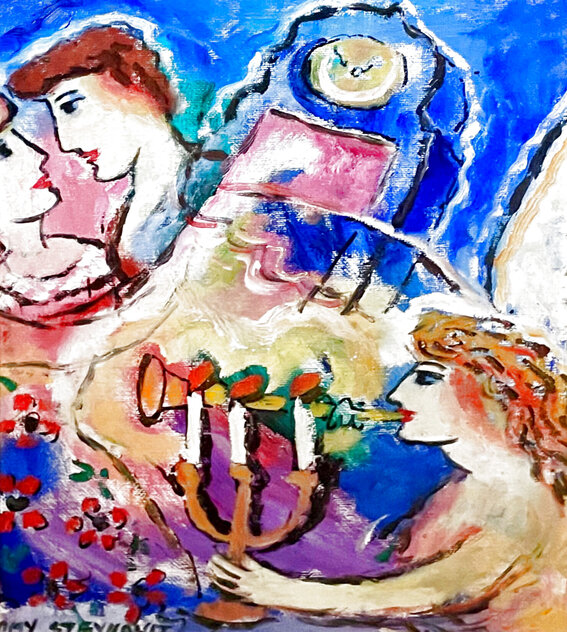 Untitled Portrait Framed Oil on Canvas by Zamy Steynovitz - For Sale on ...