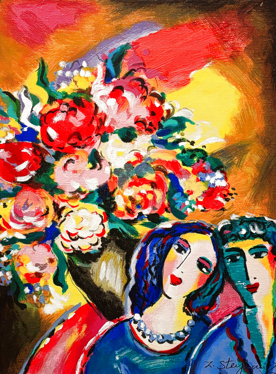 Overlooking 2003 Framed Limited Edition Serigraph on Canvas 9x12 by ...