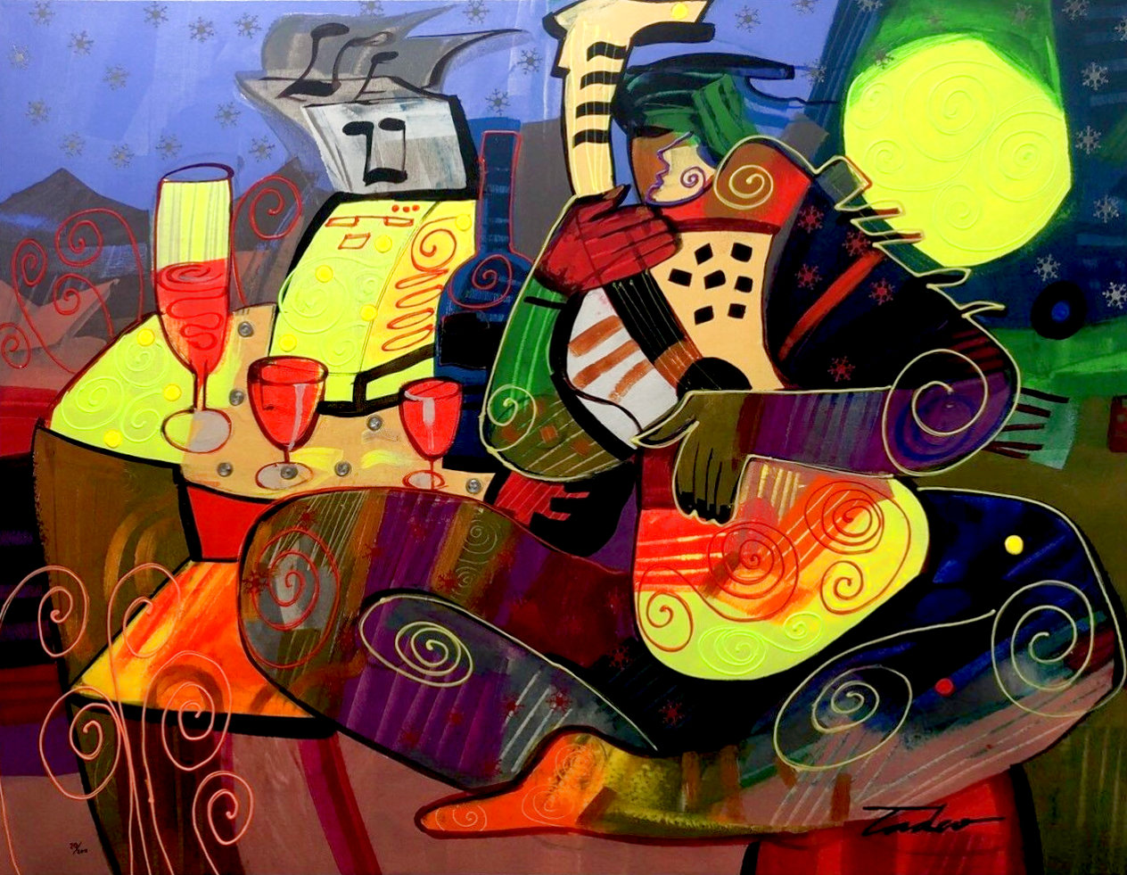 Moon Song 2010 Giclee on Canvas 18x24 by Tadeo Zavaleta - For Sale on ...