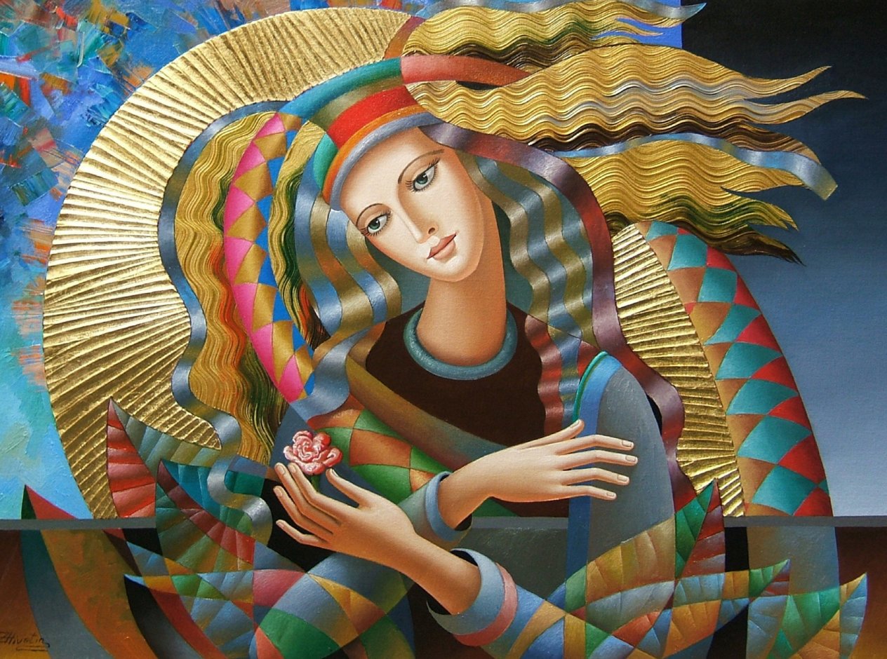 Memory Flower 2018 32x44 by Oleg Zhivetin - For Sale on Art Brokerage